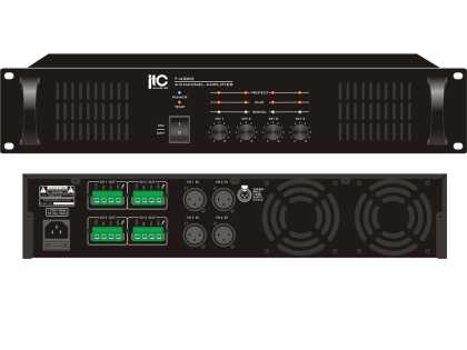 4 x 240 Watt Power Amplifier. 100v and 4ohm output | Edwards Sound ...